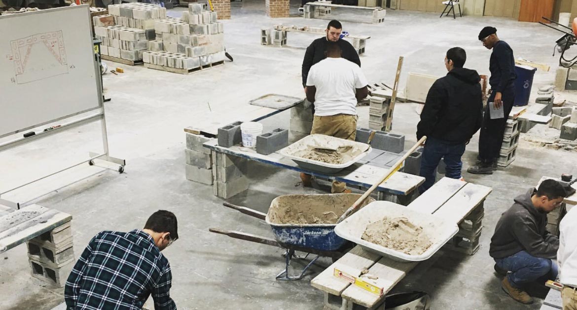 Stevens College Masonry program on Good Morning America - Penn Stone