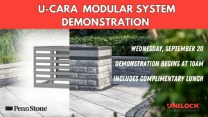 Unilock U-Cara Grill Island Demonstration